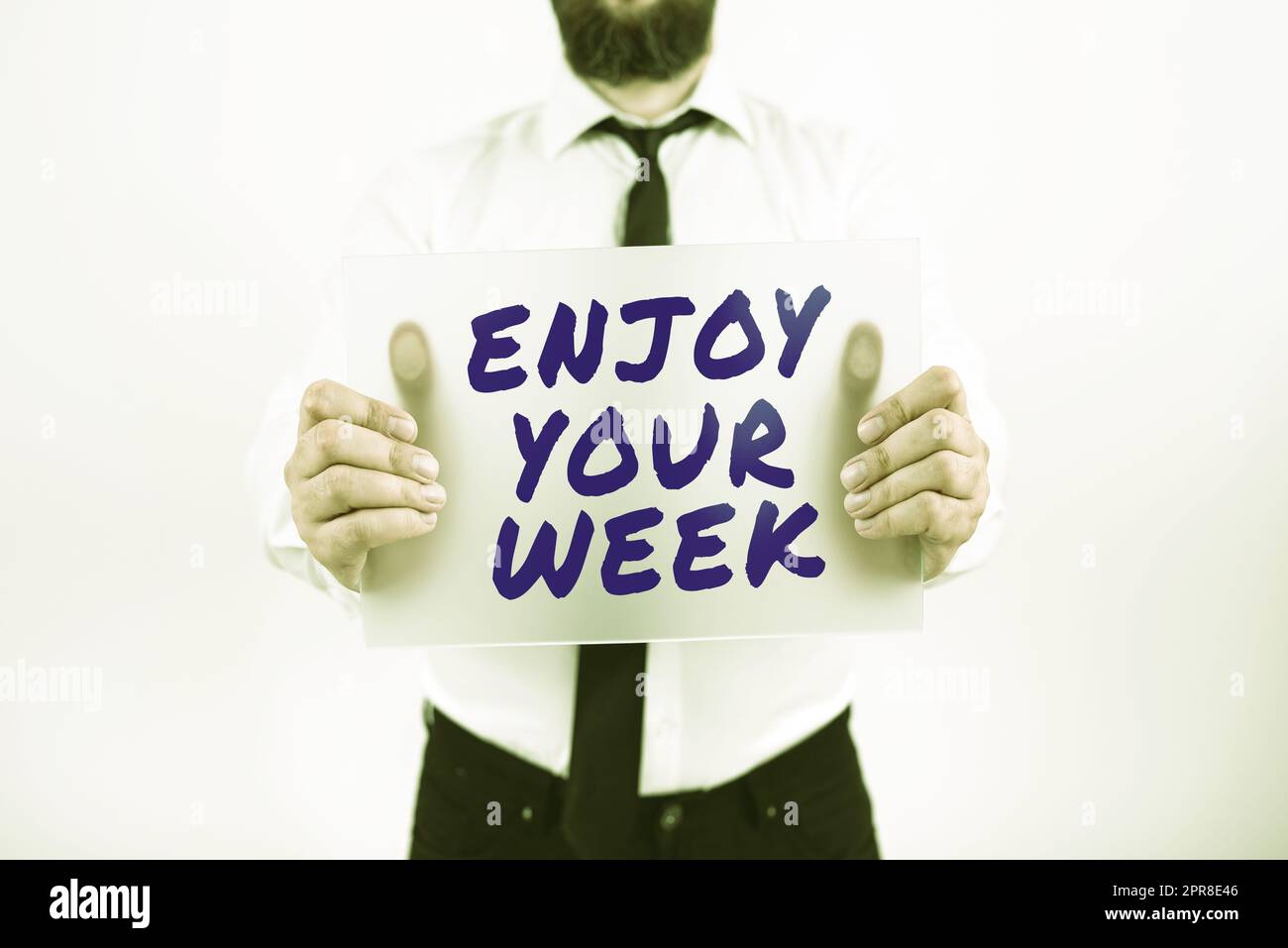 Days of the week placard hi-res stock photography and images - Alamy