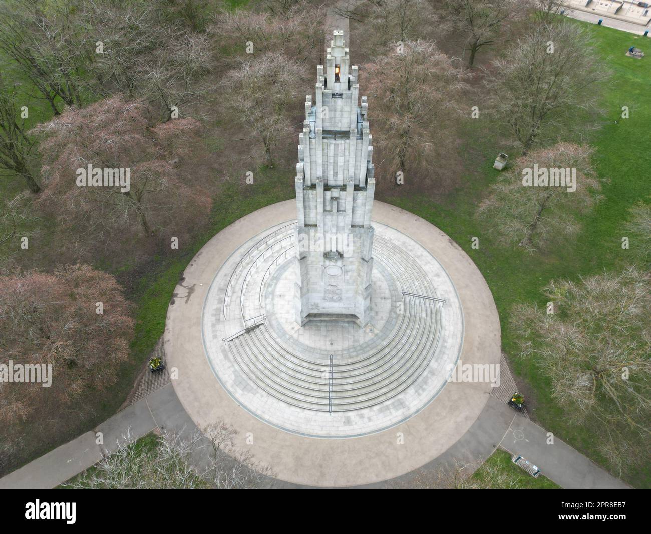 26-04-2023 Coventry, United Kingdom. War memorial park monument of the ...