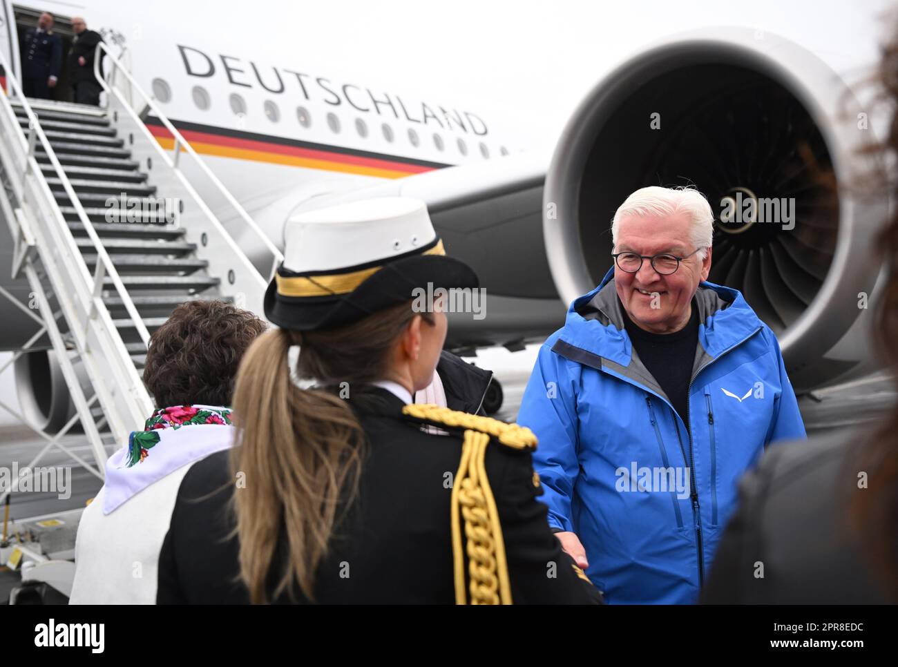 Yellowknife, Canada. 26th Apr, 2023. German President Frank-Walter ...