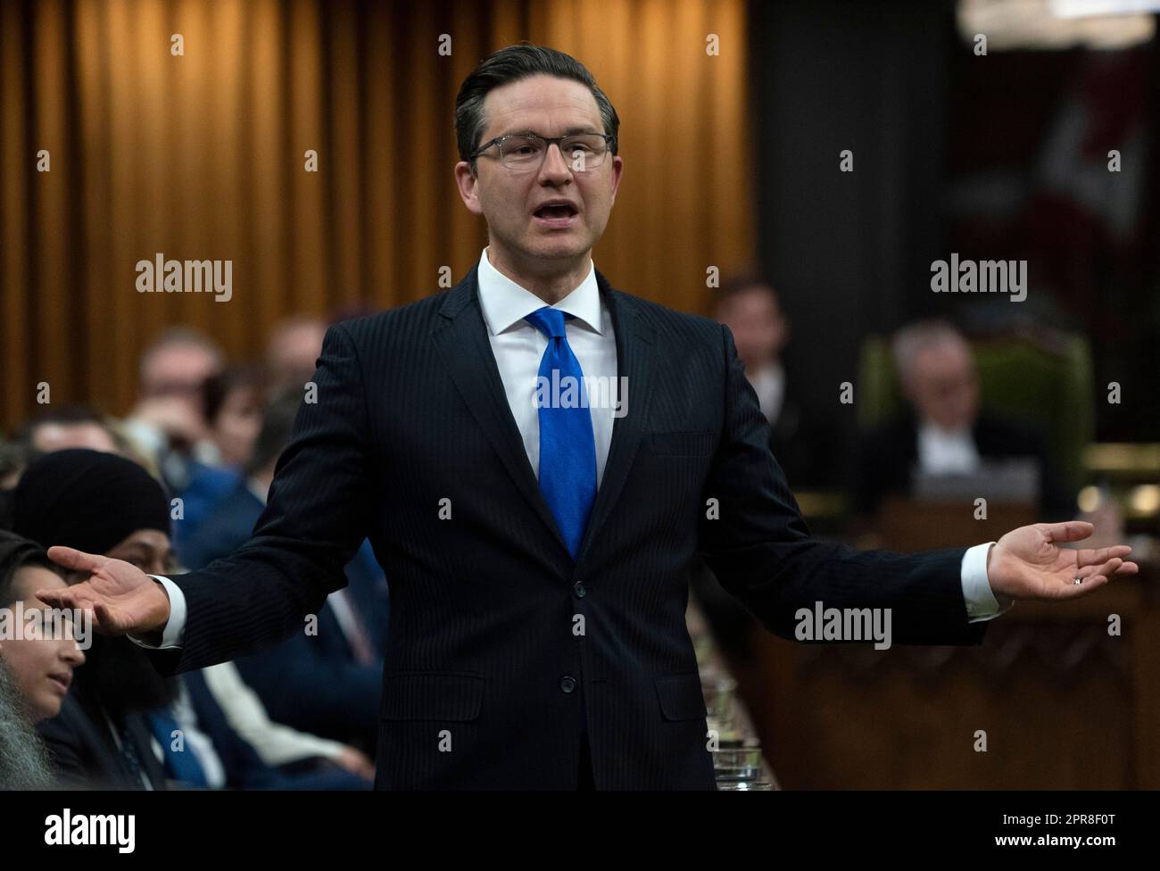 Ottawa, Canada. 26th Apr, 2023. Conservative Leader Pierre Poilievre ...