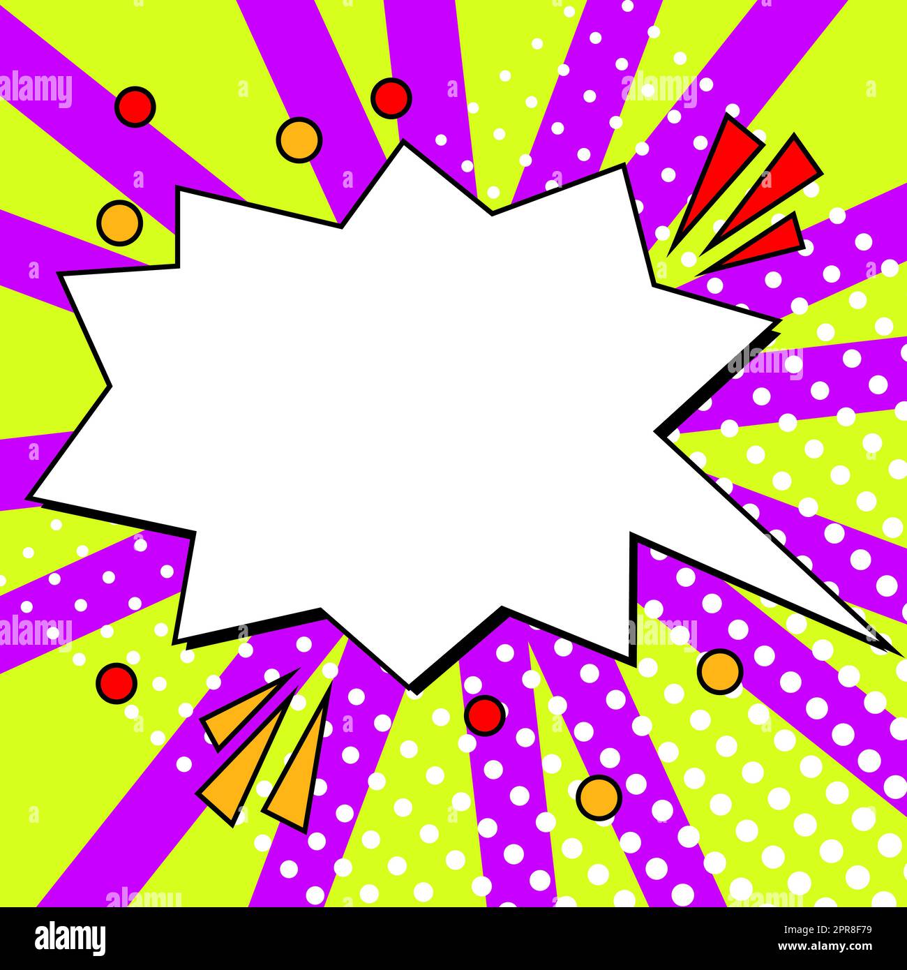 Comics Design Frames. Beautiful Photo Frame Set With Boom Bubbles For ...