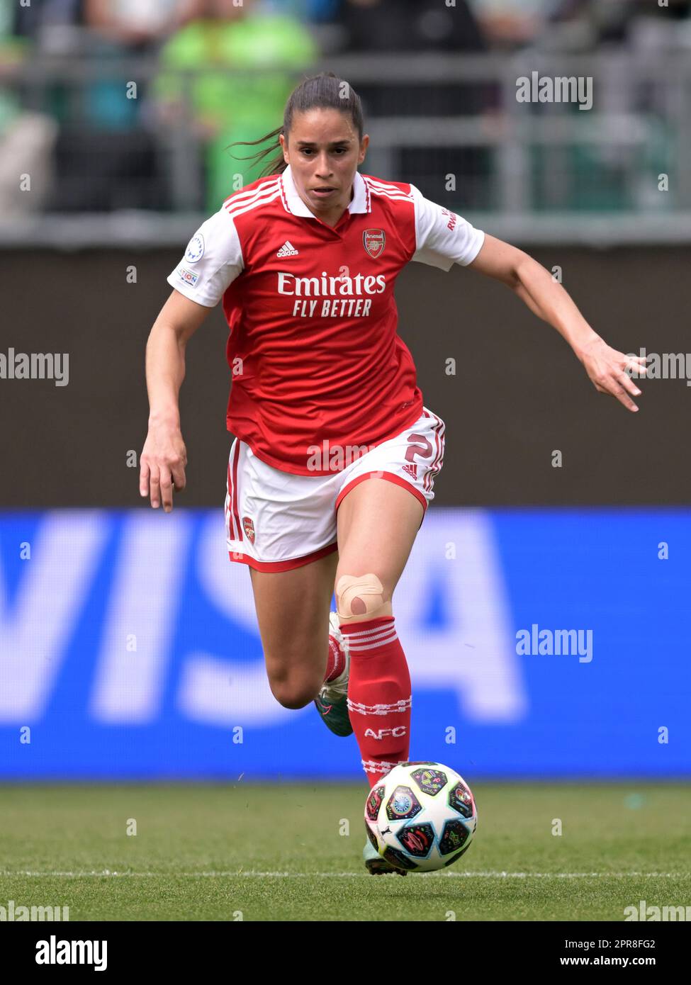 WOLFSBURG - Rafaelle Souza of Arsenal WFC during the UEFA Champions ...