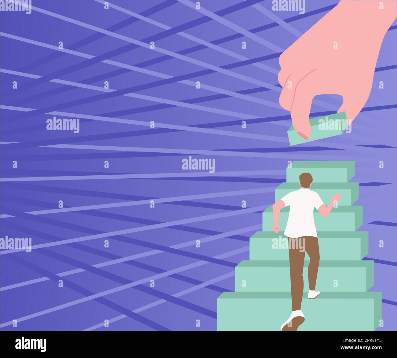 Big stair steps Stock Vector Images - Alamy