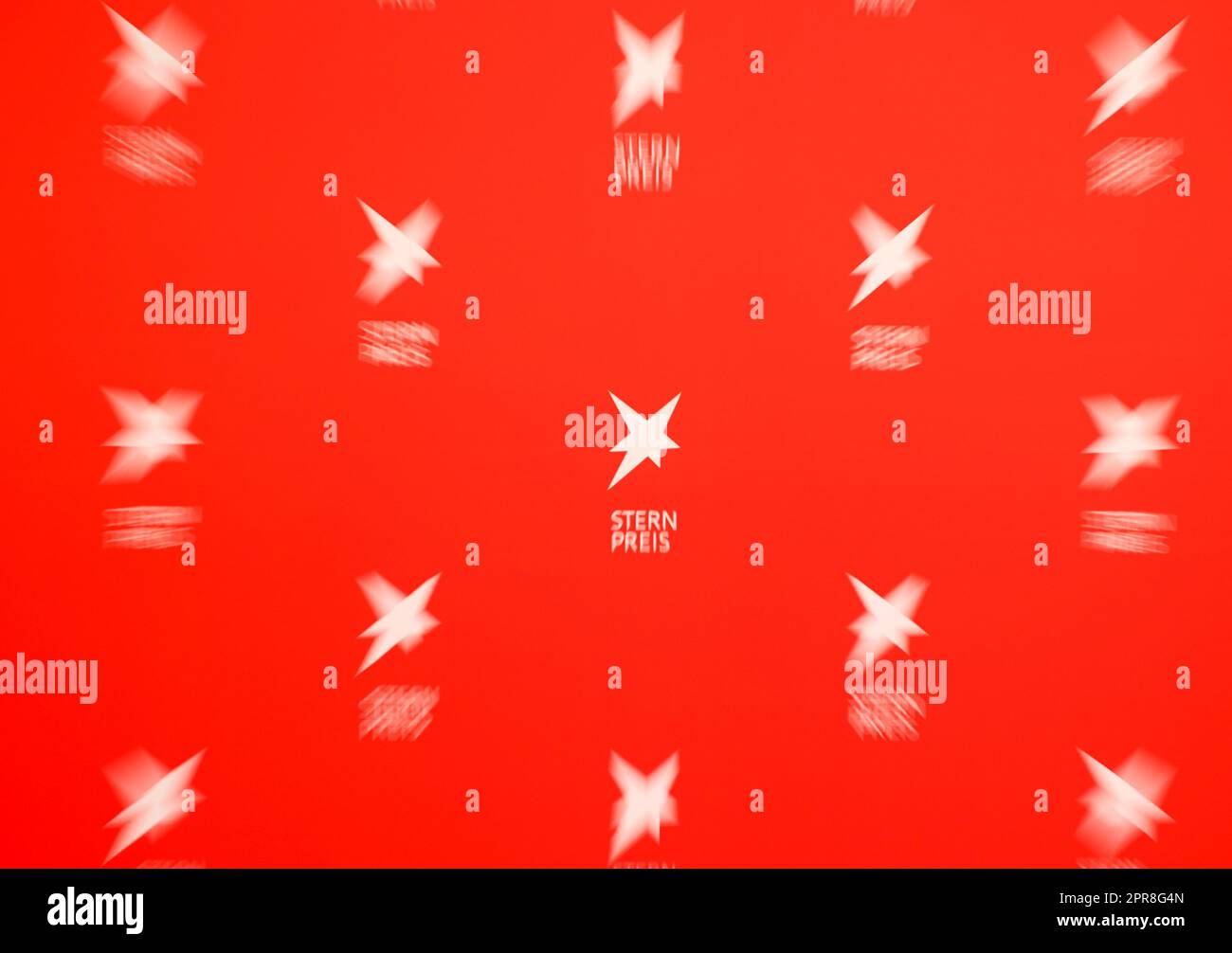 Hamburg, Germany. 26th Apr, 2023. The Stern magazine logo is seen at ...