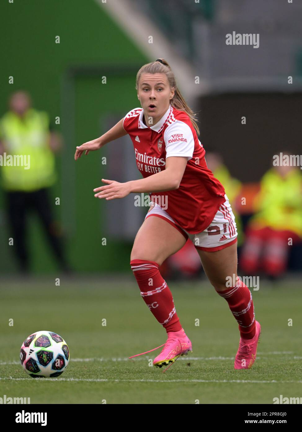 WOLFSBURG - Victoria Pelova of Arsenal WFC during the UEFA Champions ...