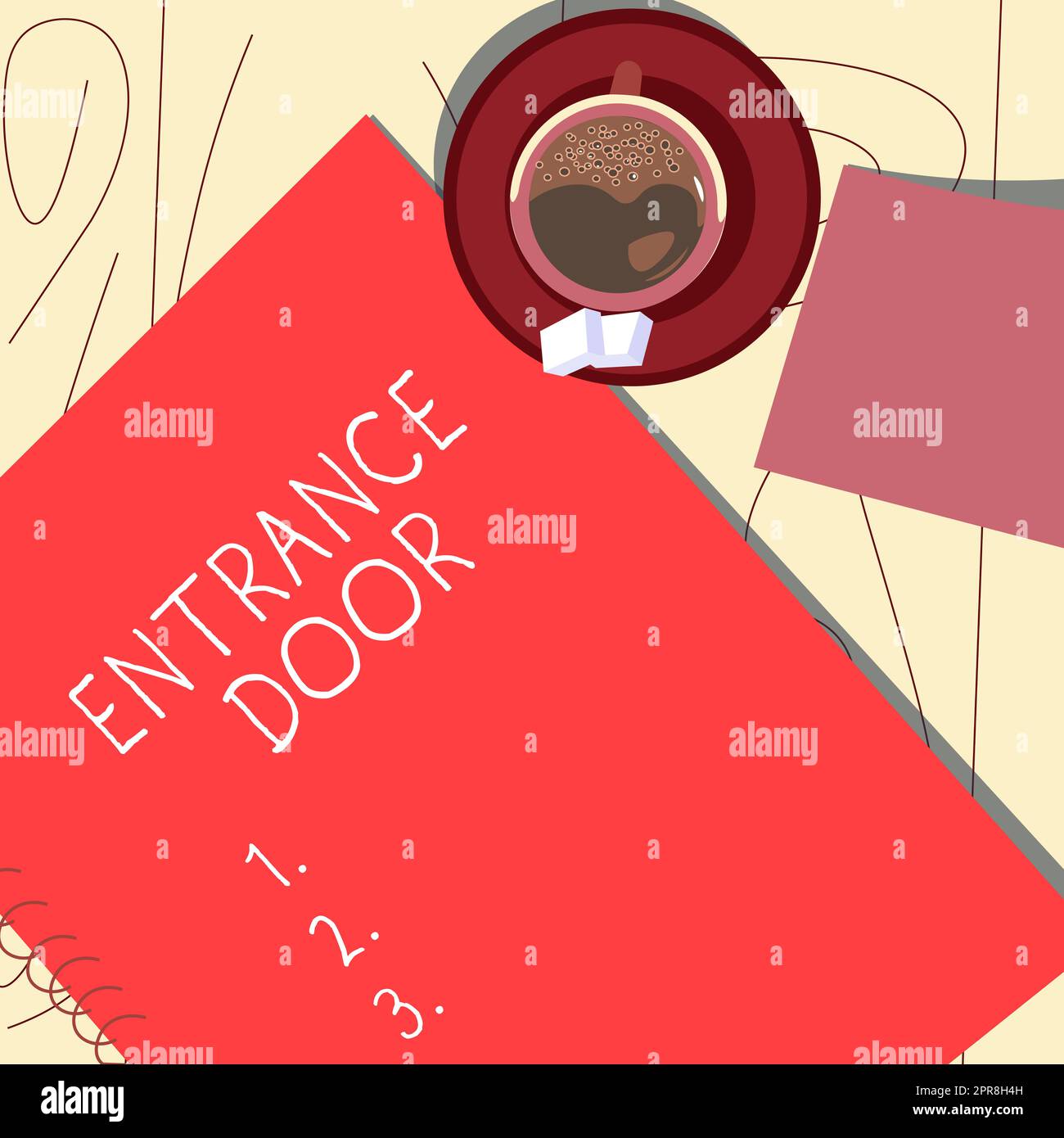 Text sign showing Entrance Door, Business showcase Way in Doorway Gate ...