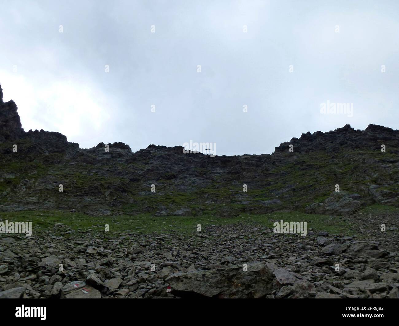 Stubai high-altitude hiking trail, lap 6 in Tyrol, Austria Stock Photo ...