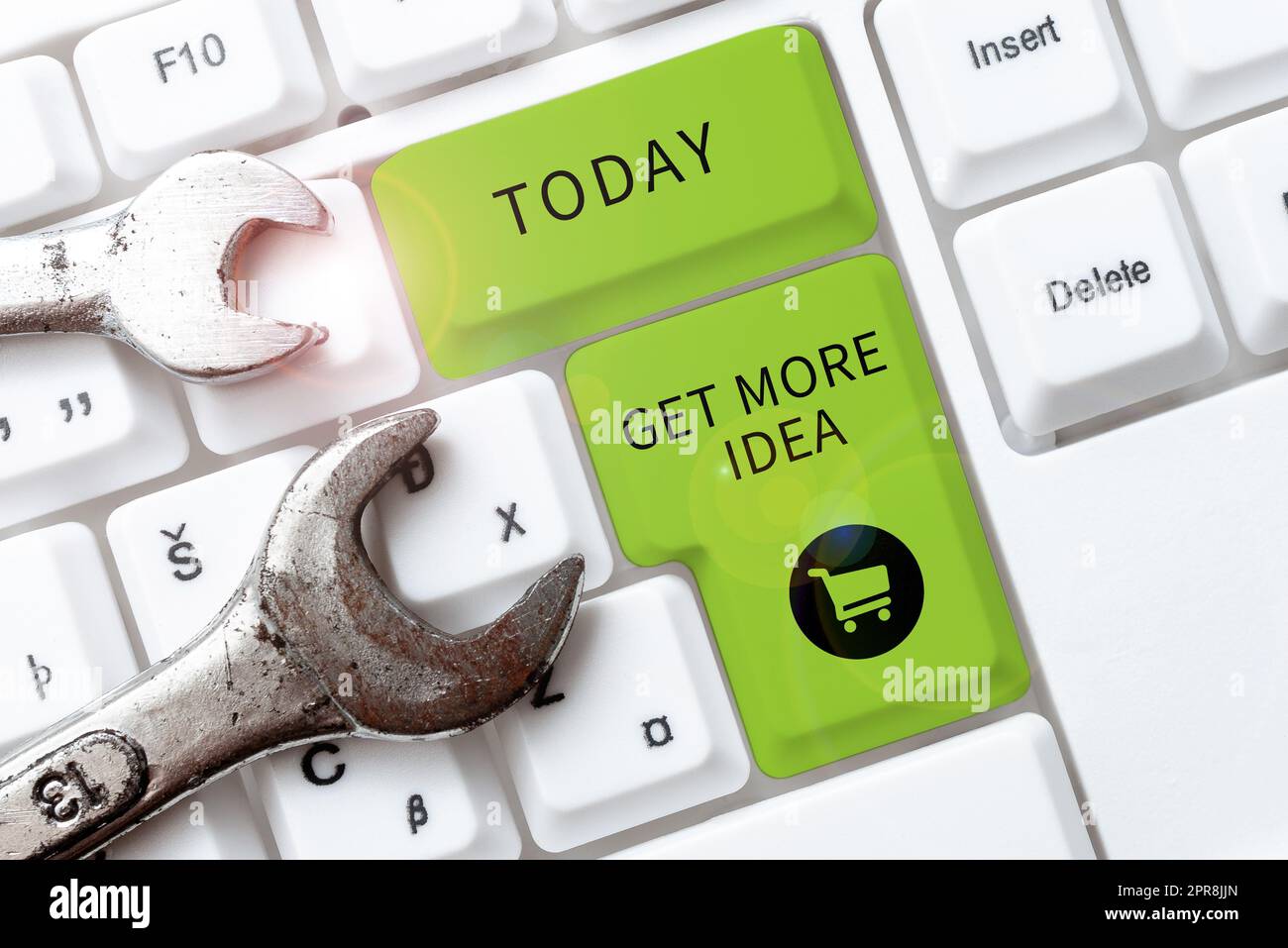 Text showing inspiration Get More Idea. Business showcase Random Input ...