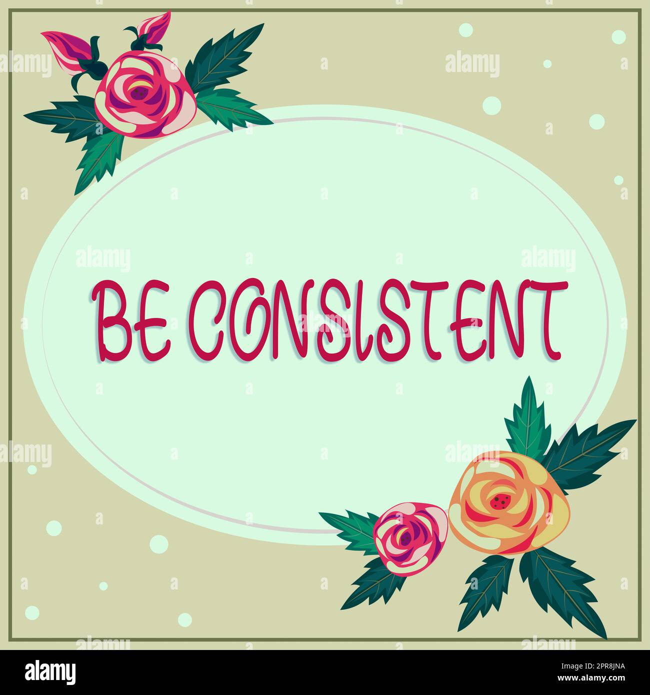 Inspiration showing sign Be Consistent, Word Written on Uniform ...