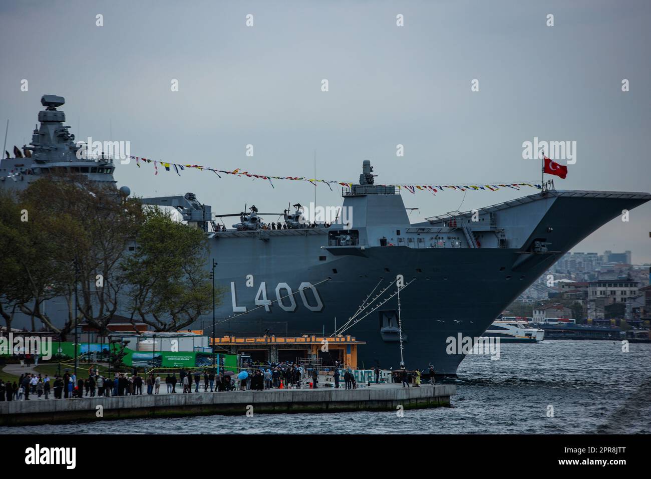 Istanbul, Istanbul, Turkey. 26th Apr, 2023. Turkey's largest warship ...