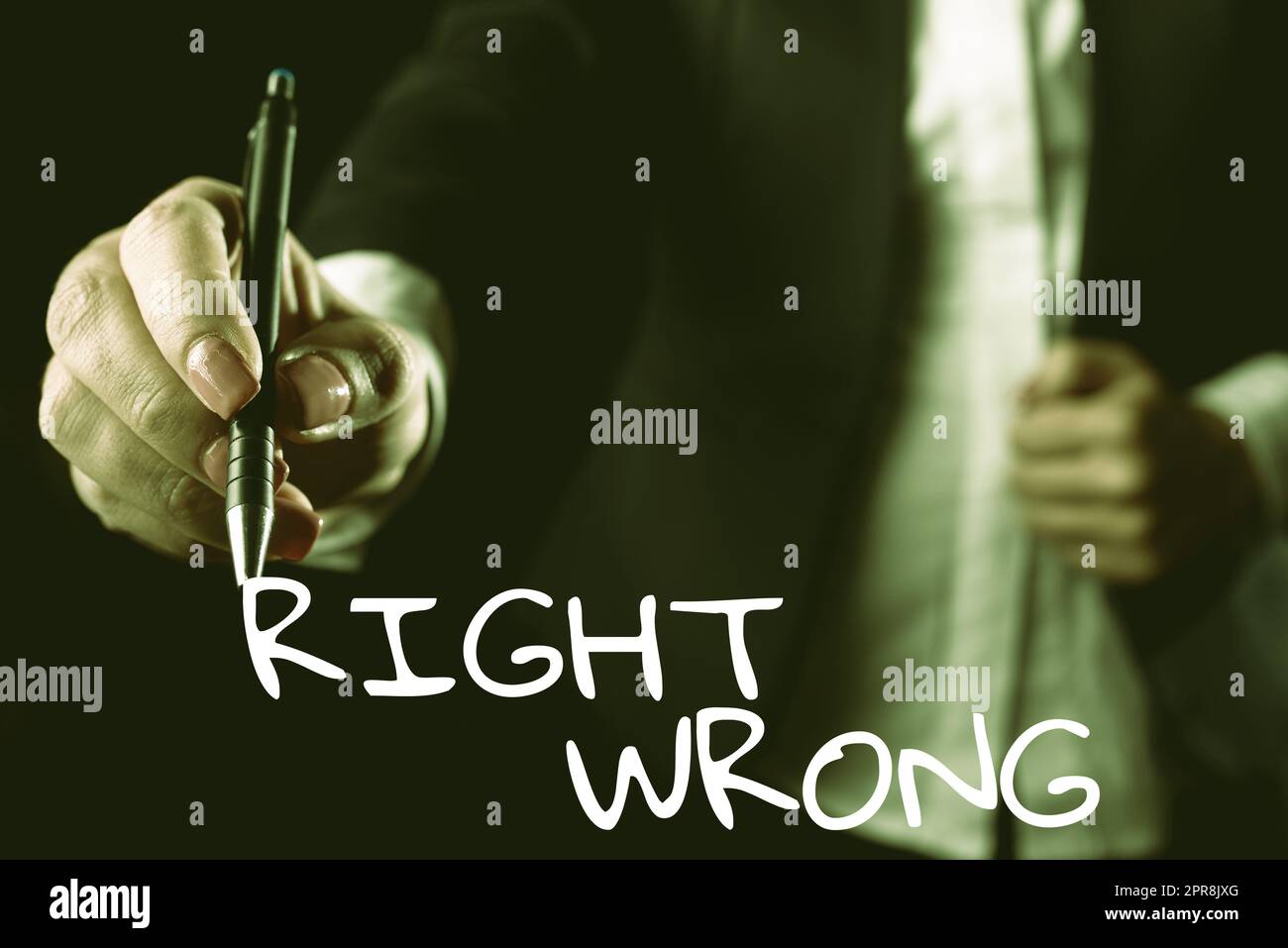 Writing displaying text Right Wrong. Business concept choose between ... Writing displaying text Right Wrong. Business concept choose between ...