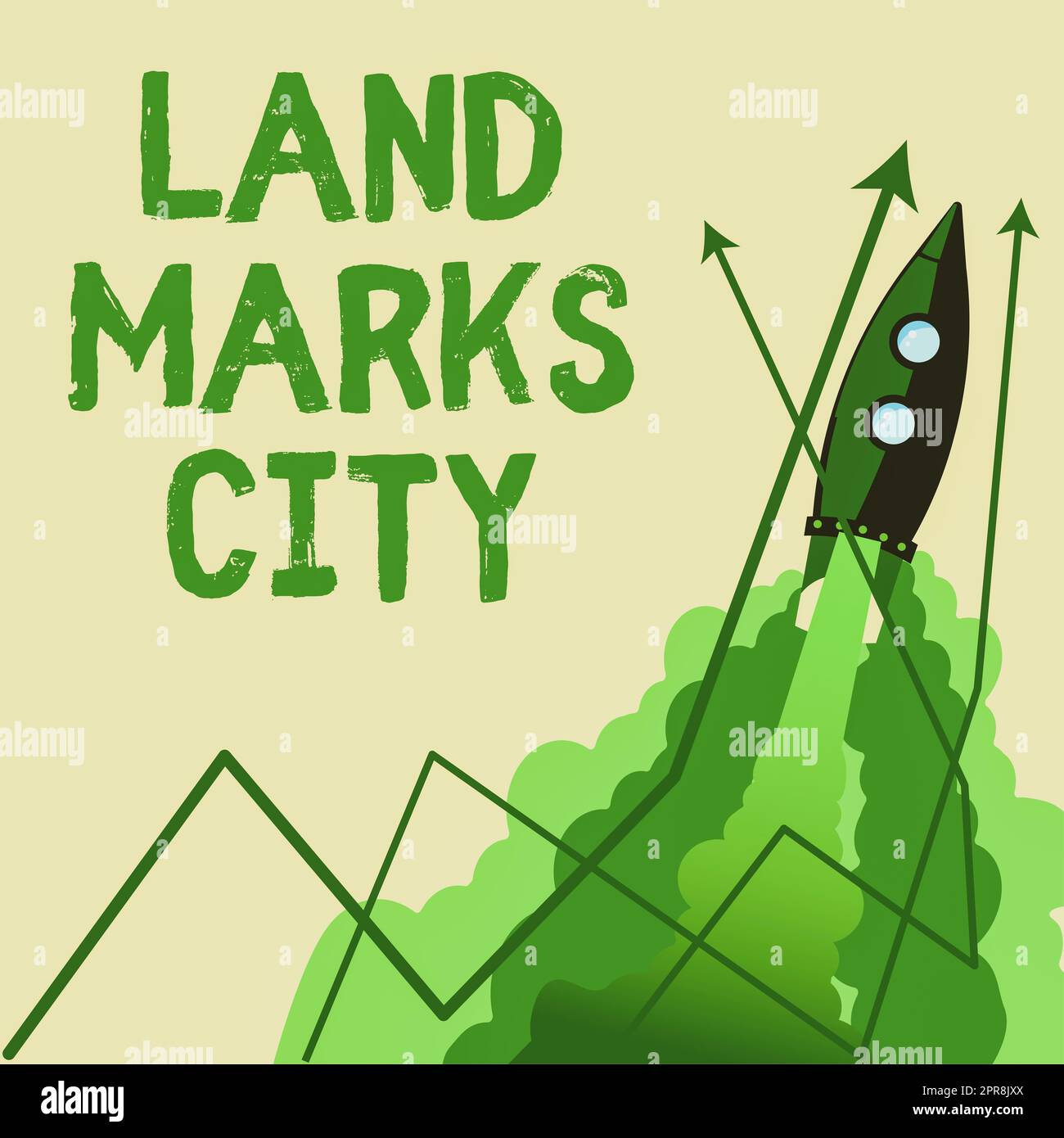 Writing displaying text Land Marks City, Conceptual photo Important ...