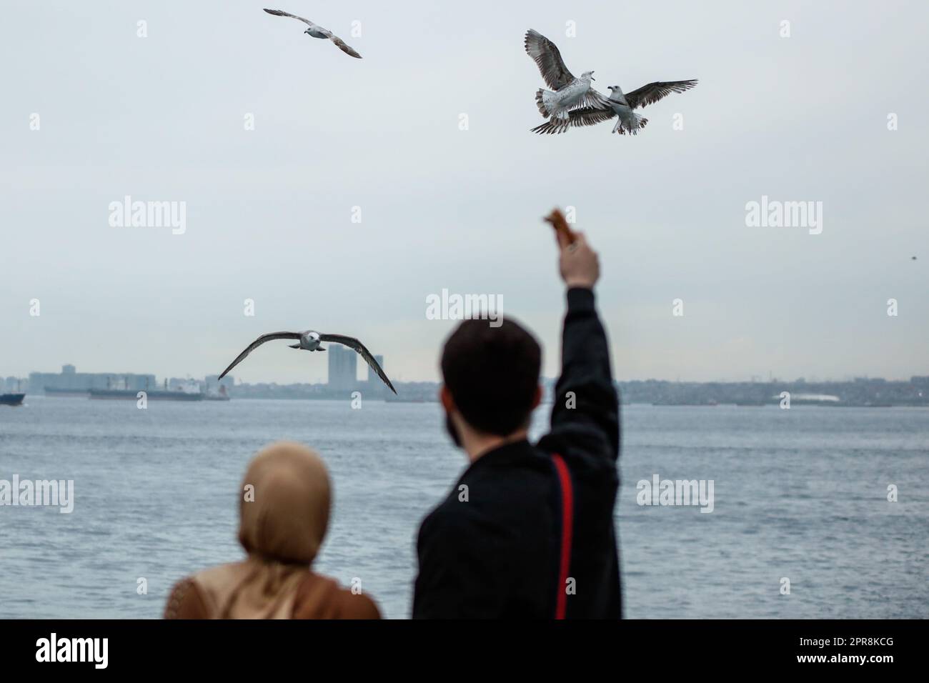 Istanbul, Istanbul, Turkey. 26th Apr, 2023. On the terrace of the city ...