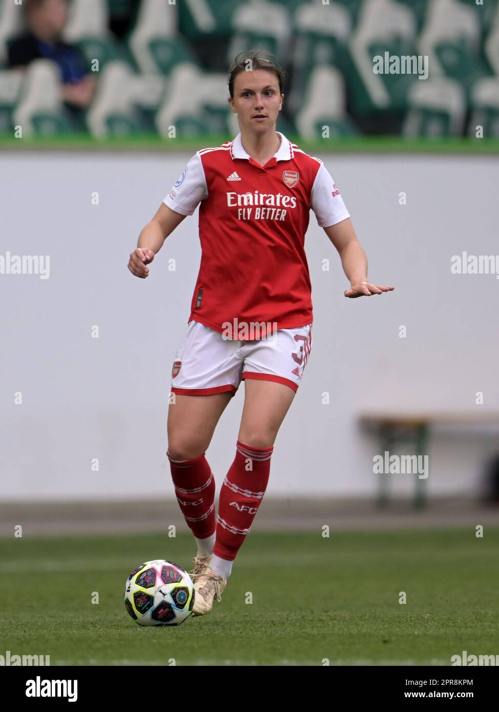 WOLFSBURG - Lotte Wubben Moy of Arsenal WFC during the UEFA Champions ...