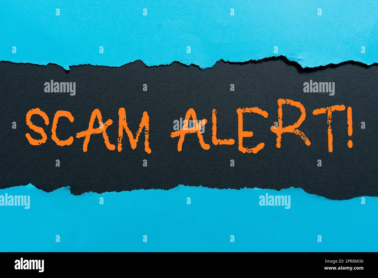 Hand writing sign Scam Alert. Conceptual photo warning someone about ...
