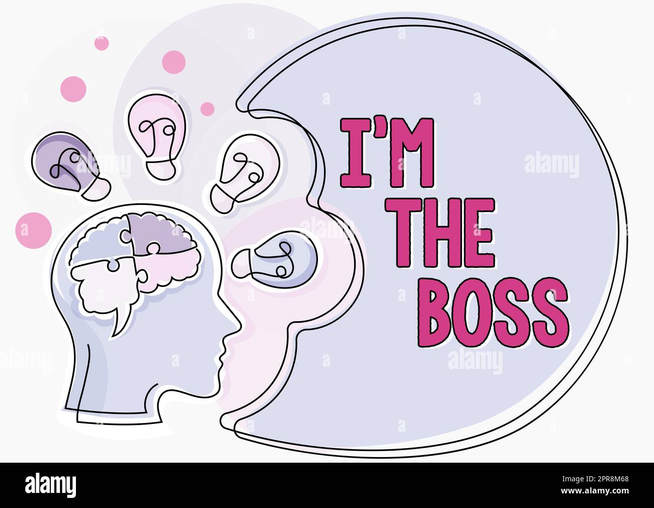 Conceptual display I M The Boss, Business overview Be the one that ...