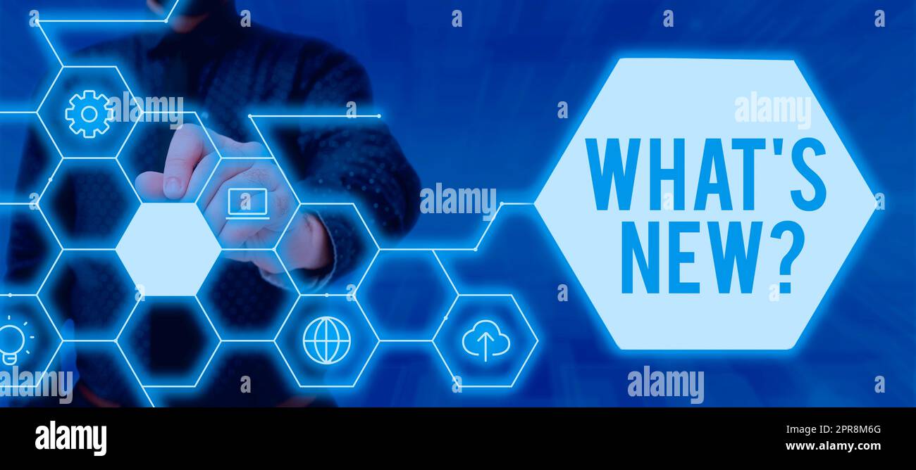 Conceptual caption What S Is New Question. Business concept Asking ...