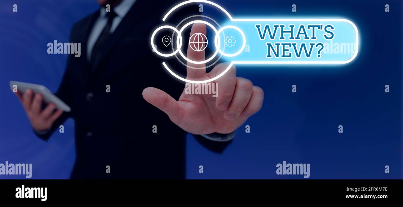 Conceptual caption What S Is New Question. Internet Concept Asking ...