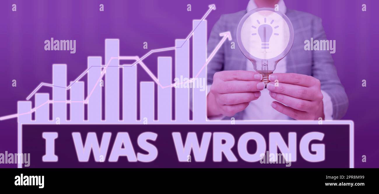 Conceptual display I Was Wrong. Business overview Acceptance of a ...