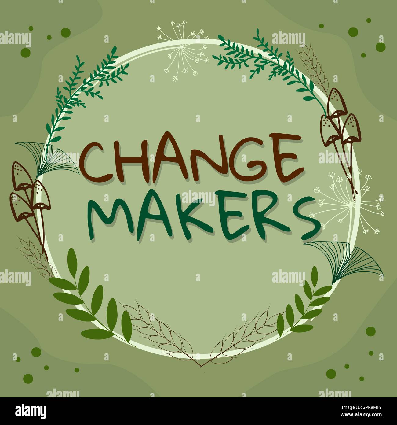 Sign displaying Change Makers, Conceptual photo Young Turk Influencers ...