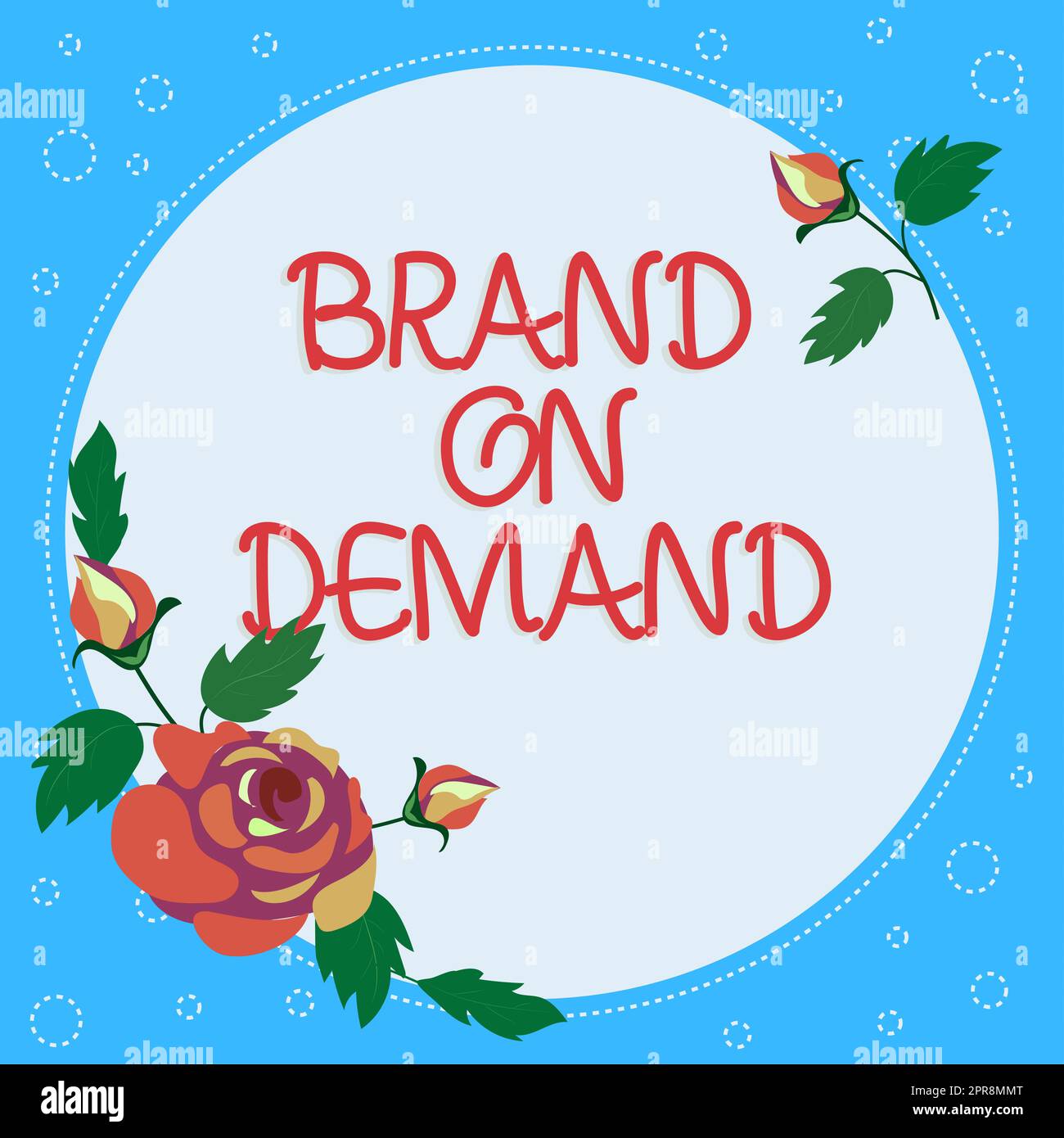 Hand writing sign Brand On Demand, Business approach Intelligence ...