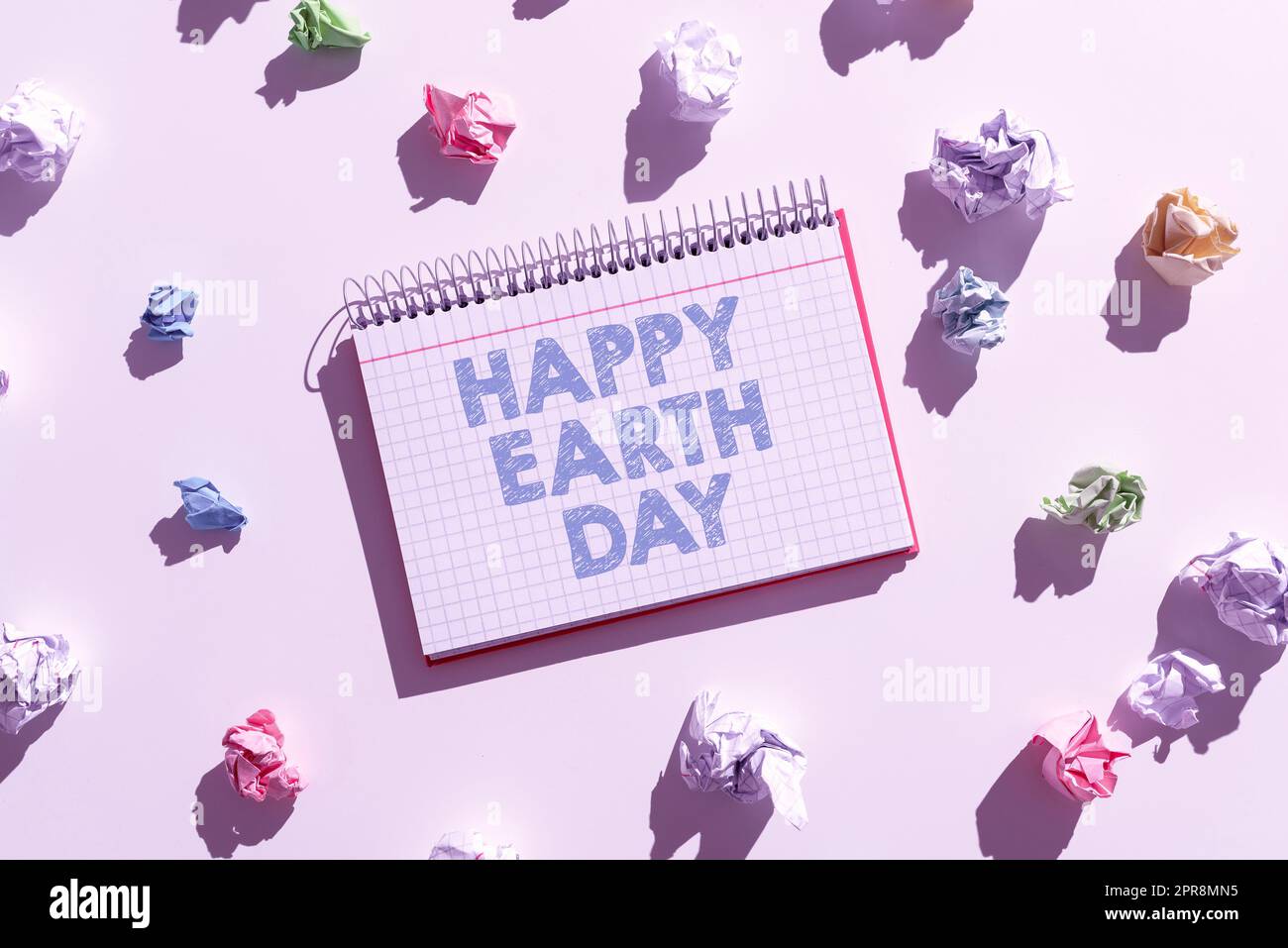 Text sign showing Happy Earth Day. Business showcase Worldwide ...