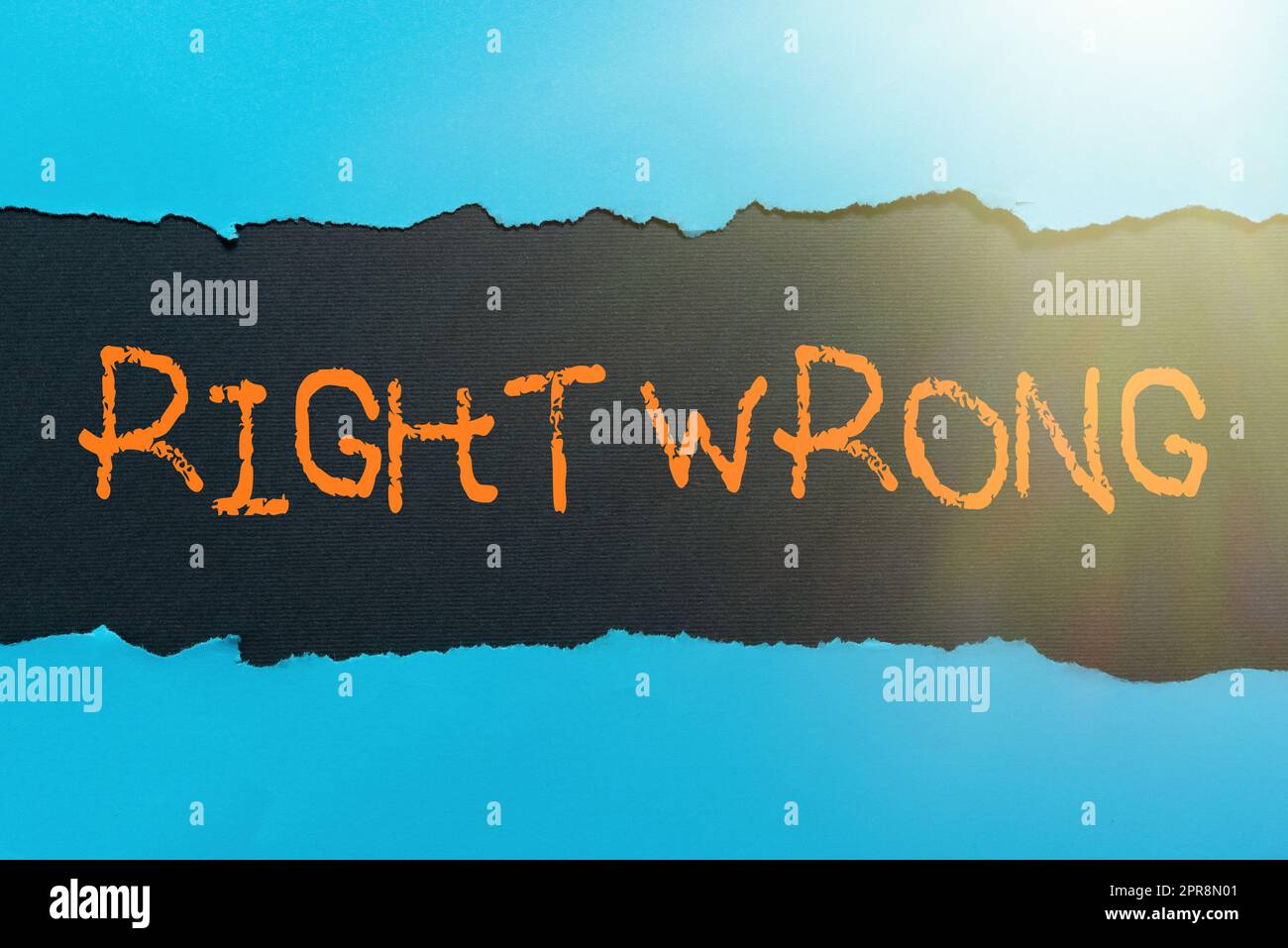 Text caption presenting Right Wrong. Business concept choose between ...