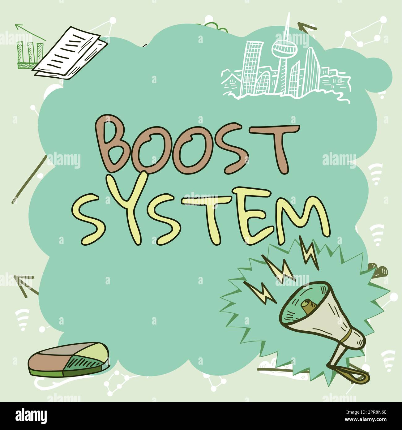 Text showing inspiration Boost System. Business concept Rejuvenate ...