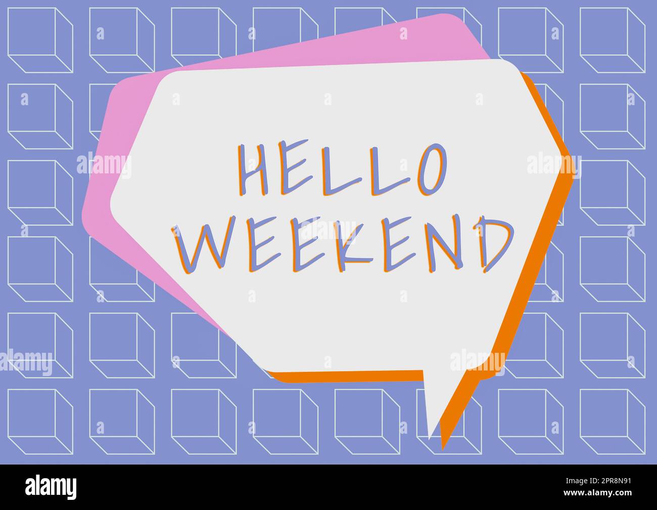 Text caption presenting Hello Weekend. Business approach Getaway ...