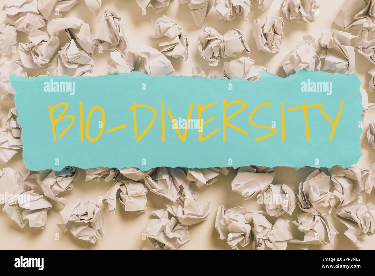 Sign displaying Bio Diversity. Business concept Variety of Life ...