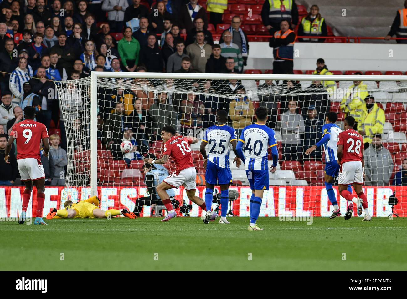 The City Ground, Nottingham, UK. 26th Apr, 2023. Premier League ...