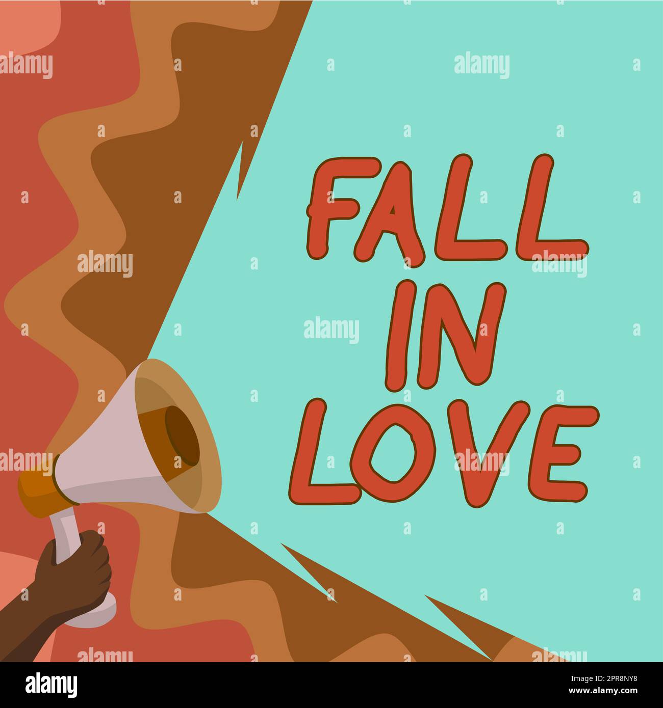 Handwriting text Fall In Love. Business showcase Feeling loving ...