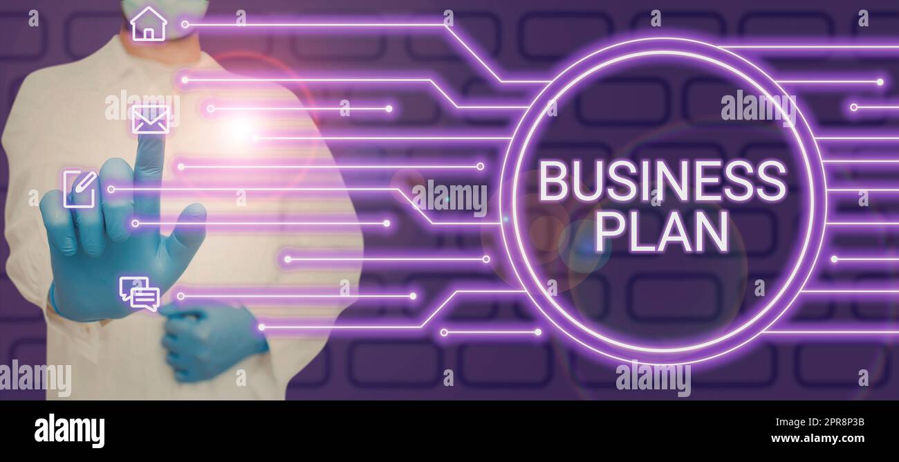 Hand writing sign Business Plan. Word for Structural Strategy Goals and ...