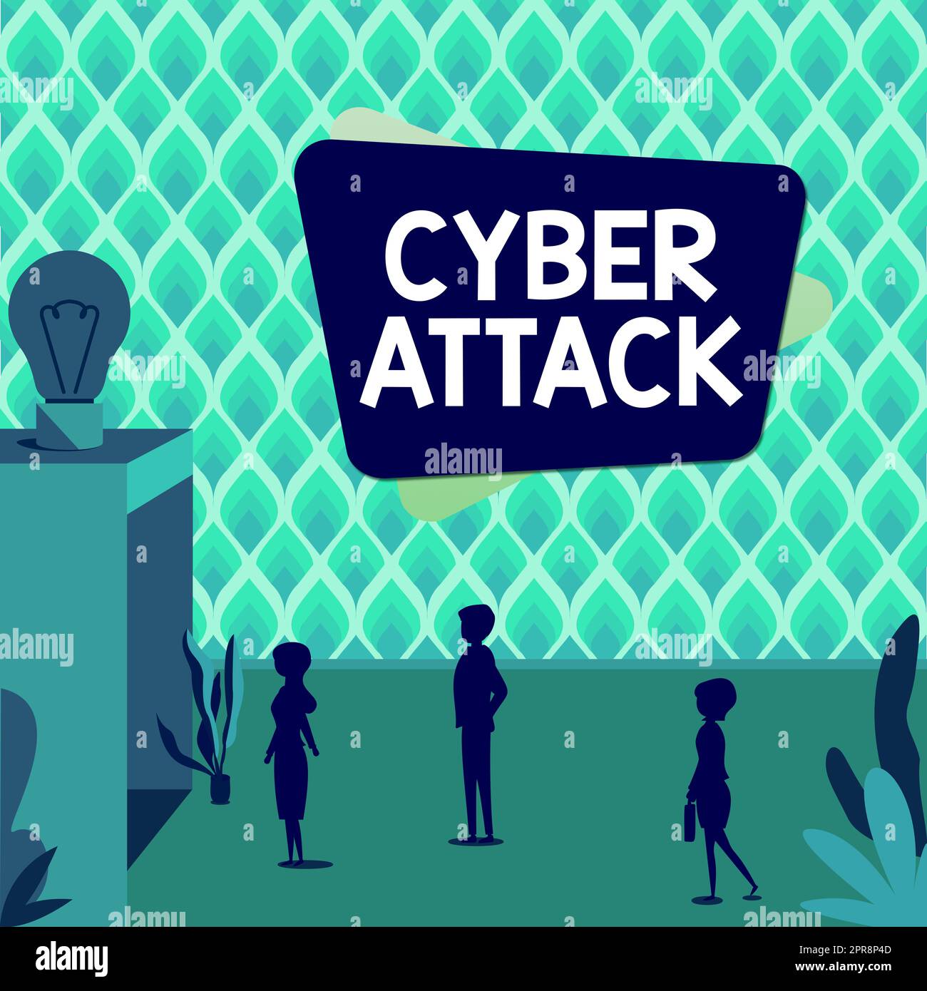 Conceptual caption Cyber Attack. Business approach An attempt by ...