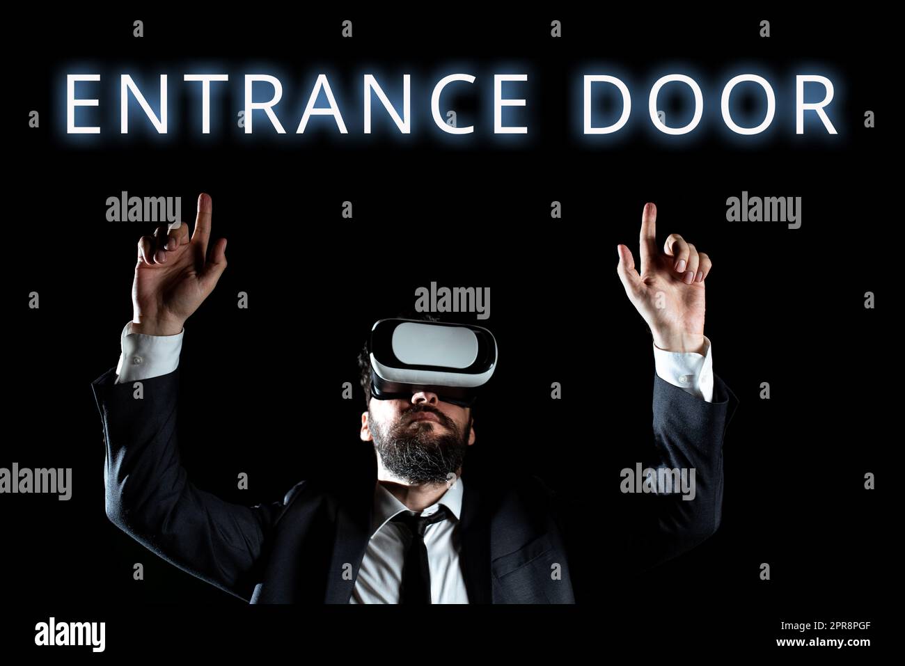 Handwriting text Entrance Door. Word Written on Way in Doorway Gate ...