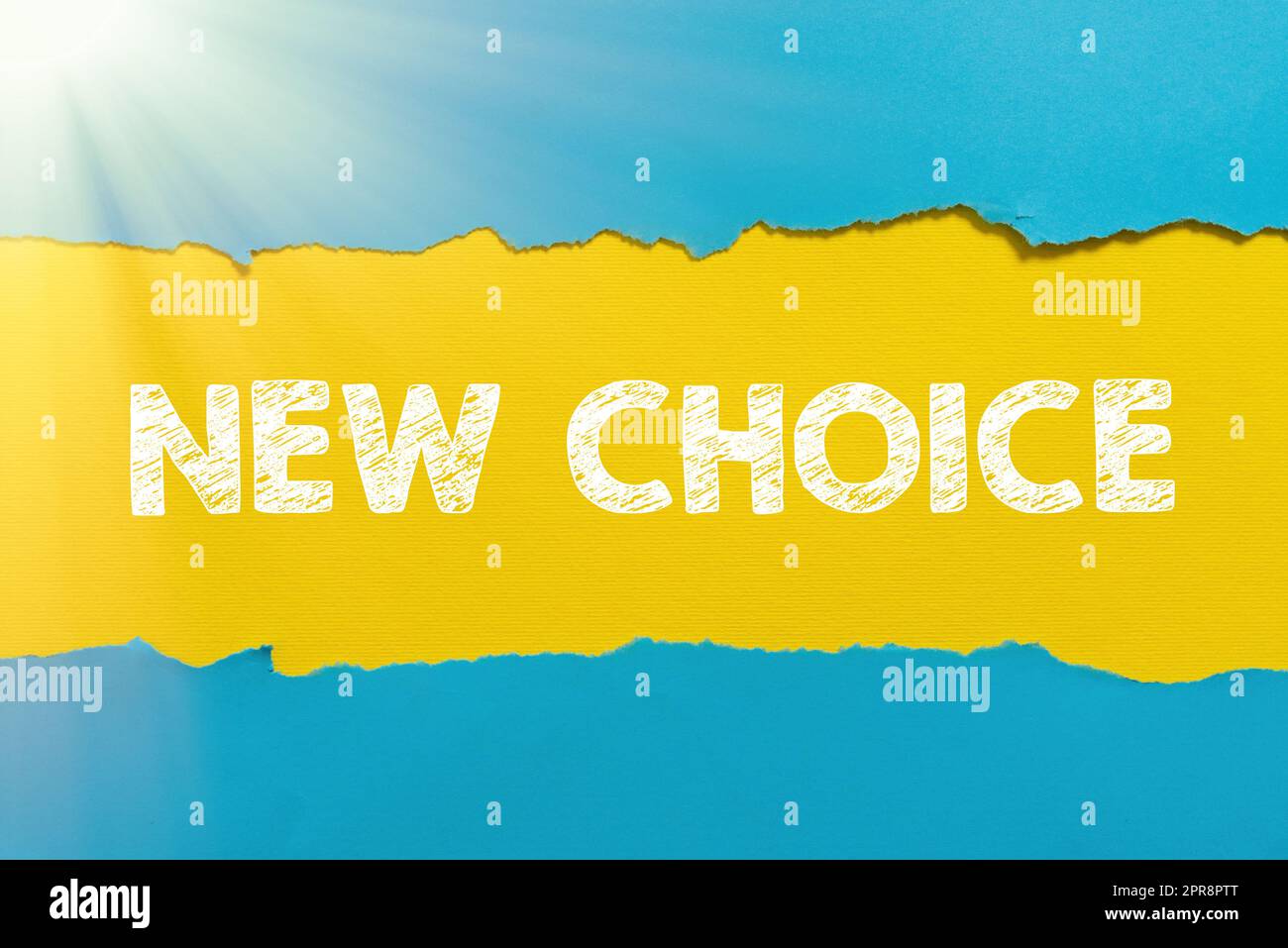 Writing displaying text New Choice. Business overview having lot of ...