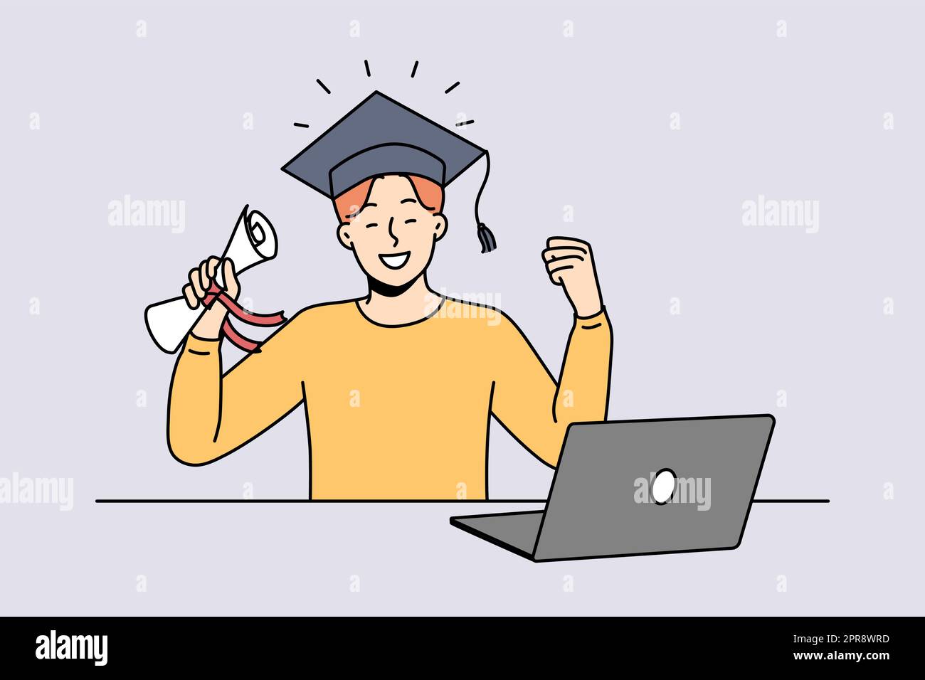 Virtual celebrate Stock Vector Images - Alamy