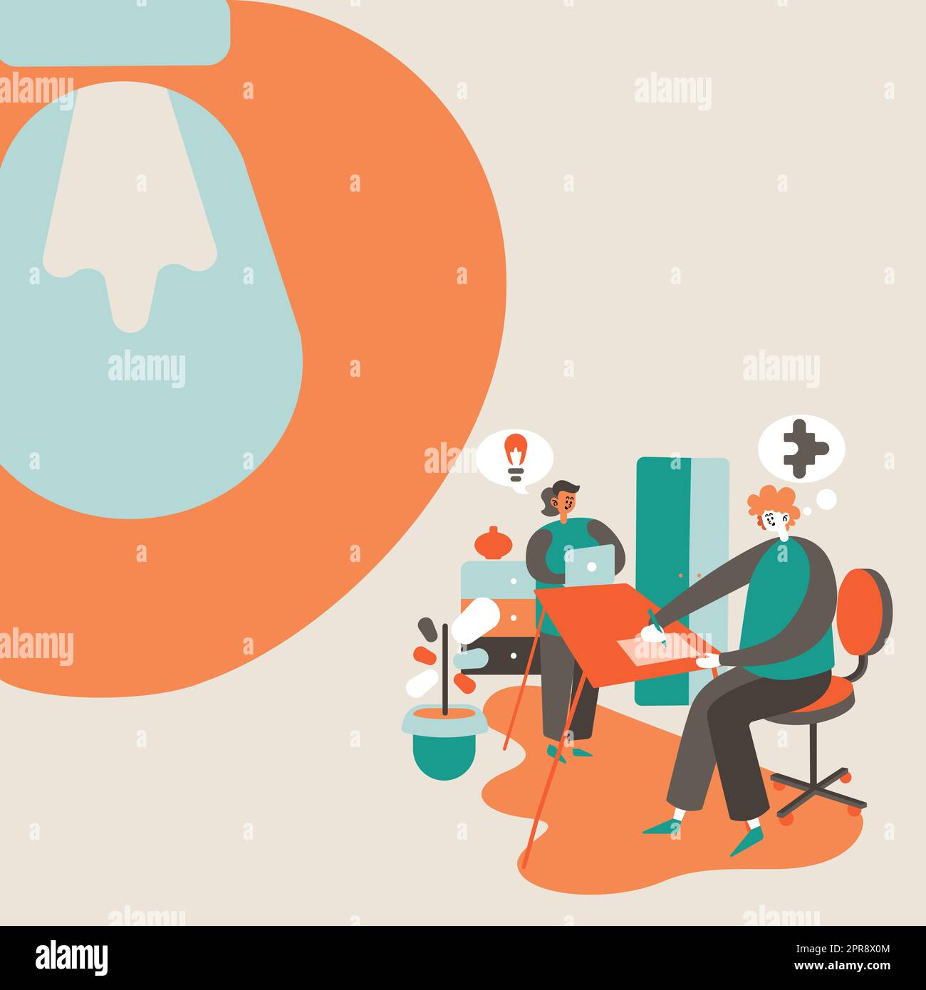 Partners Sharing New Wonderful Ideas For Skill Improvement Discussing ...