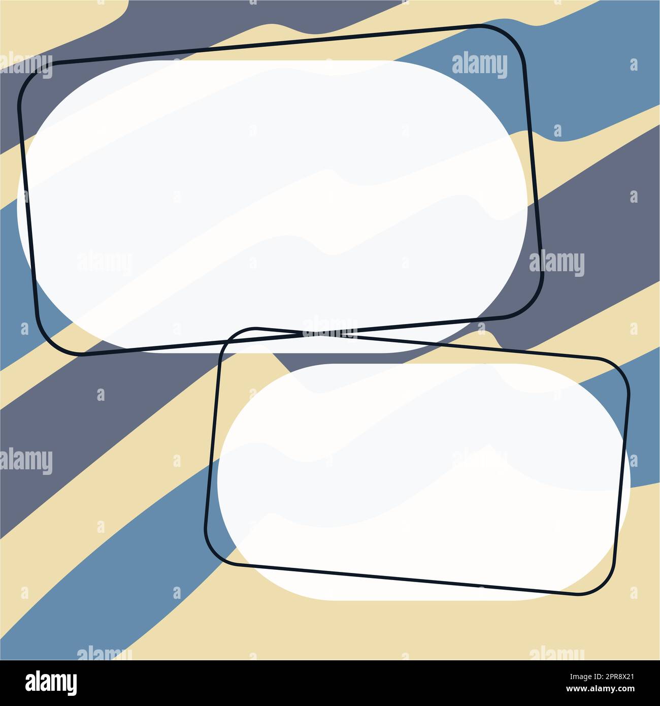 Comics Design Frames. Beautiful Photo Frame Set With Boom Bubbles For ...