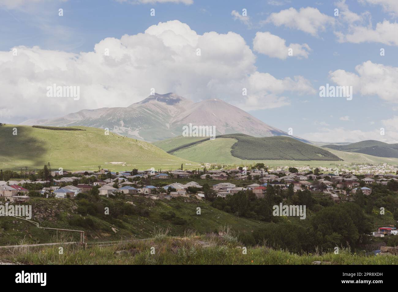 Akhalkalaki town in Samtskhe–Javakheti region, Georgia, rural ...