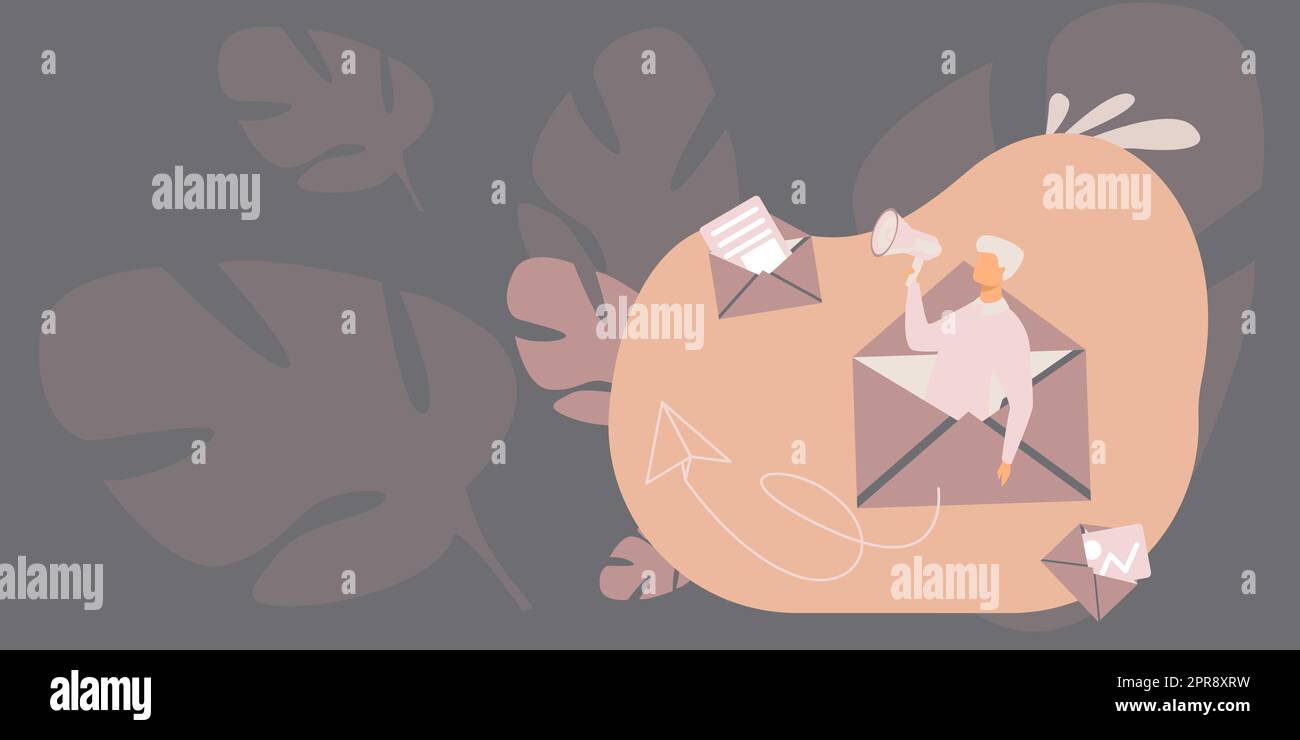 Man Drawing Sharing Positive Comments And Good Reactions Through ...