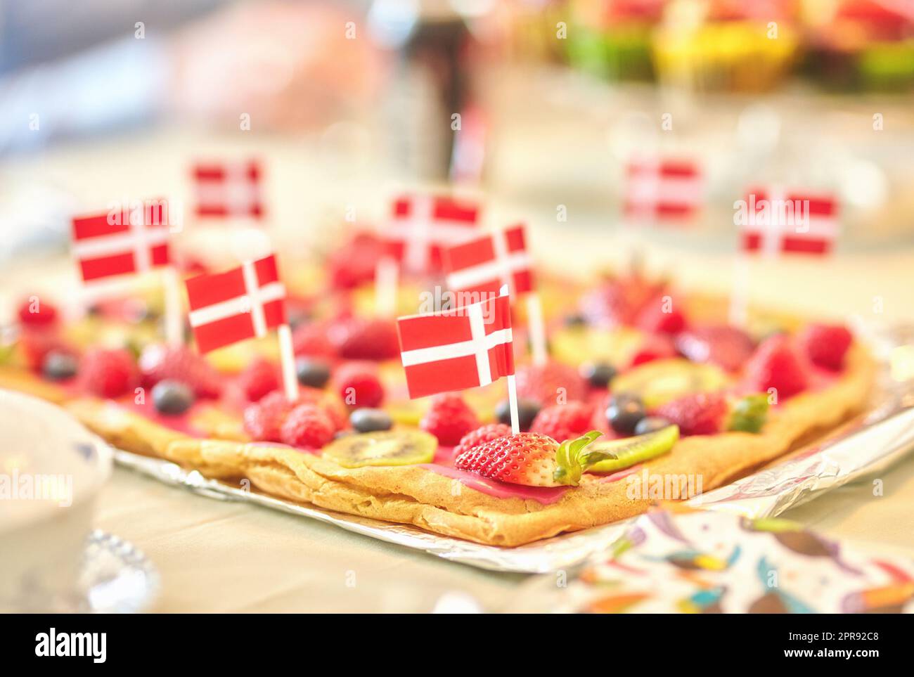 Danish national flags hi-res stock photography and images - Alamy