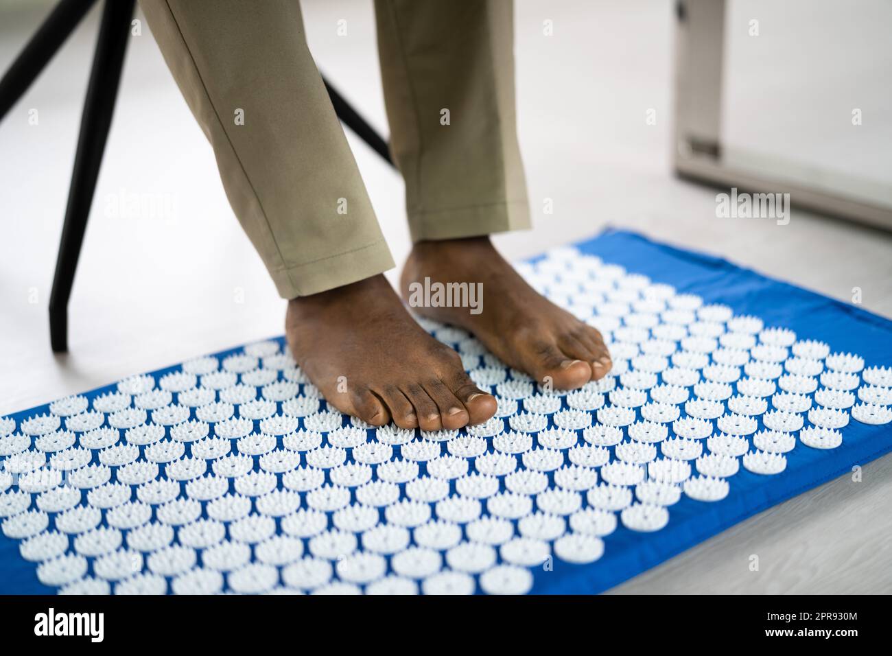 Acupressure Mat And Acupuncture Body Care Equipment Stock Photo - Alamy