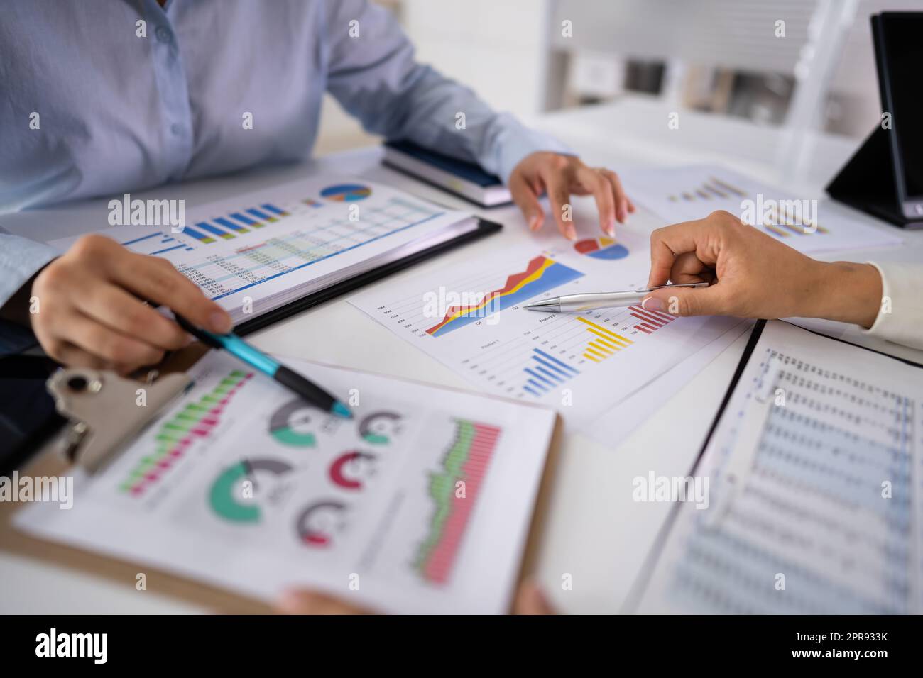 Business Strategy Report. Executive Document Review Stock Photo - Alamy