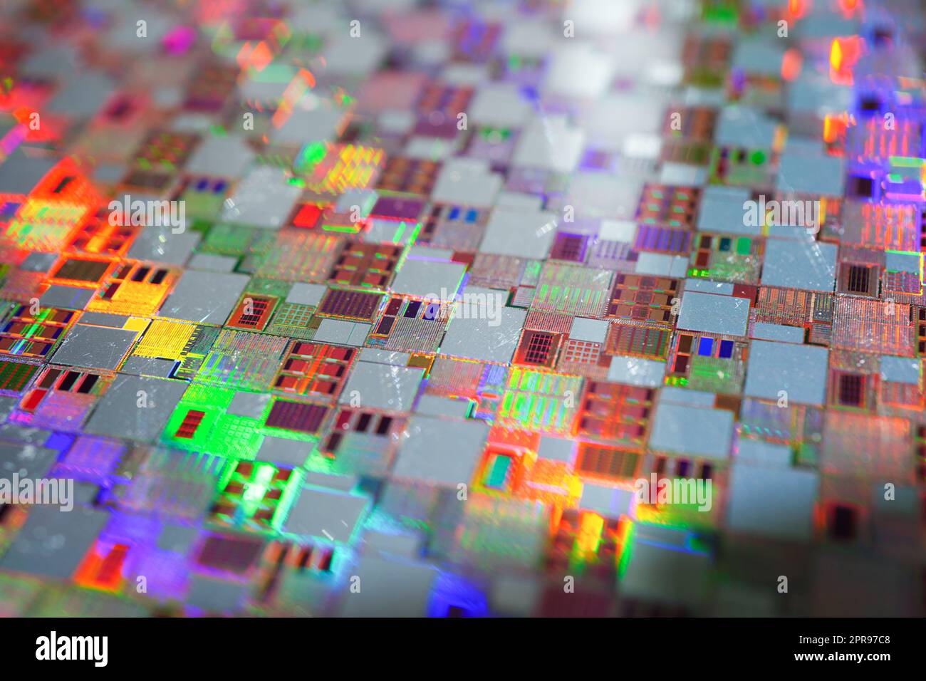 Silicon wafer for manufacturing semiconductor of integrated circuit Stock Photo - Alamy