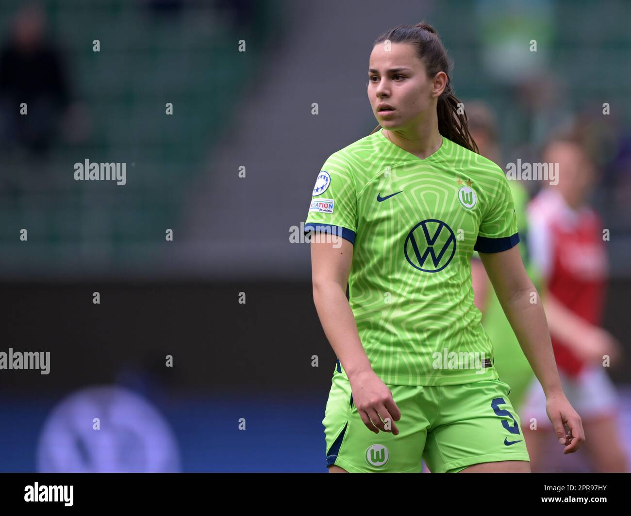 WOLFSBURG - Lena Oberdorf of VFL Wolfsburg women during the UEFA ...