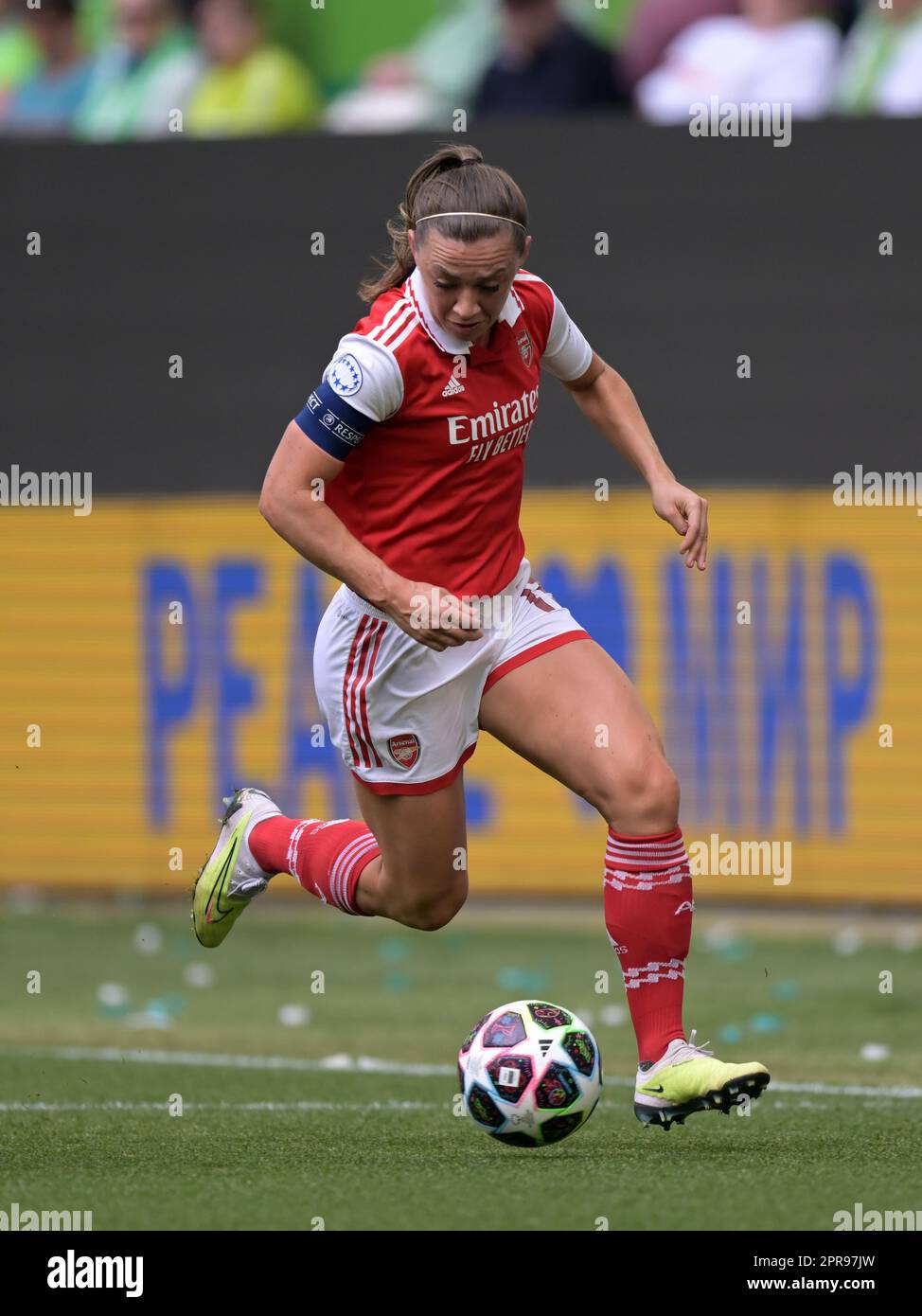 WOLFSBURG - Katie McCabe of Arsenal WFC during the UEFA Champions ...