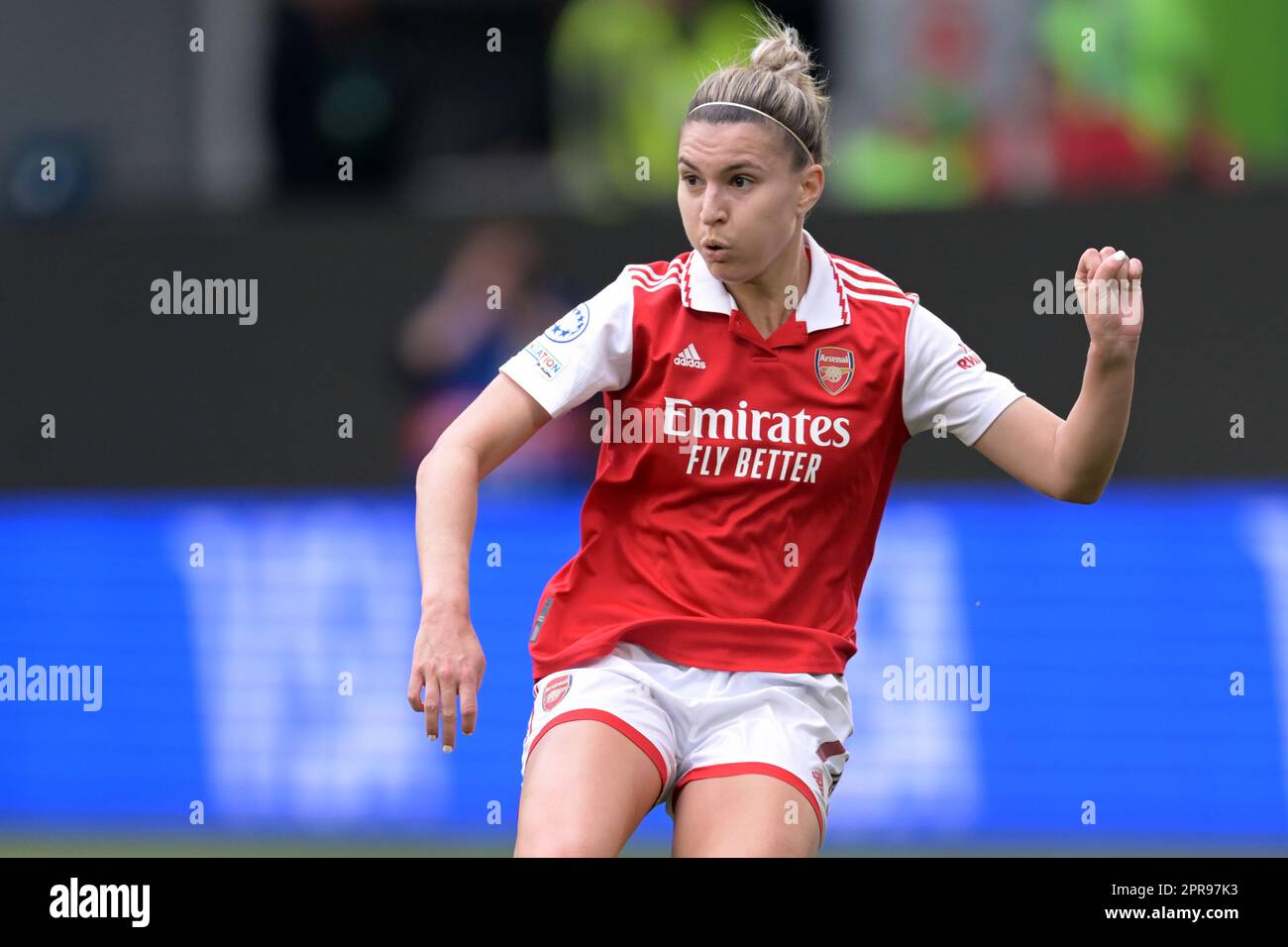 WOLFSBURG - Steph Catley of Arsenal WFC during the UEFA Champions ...