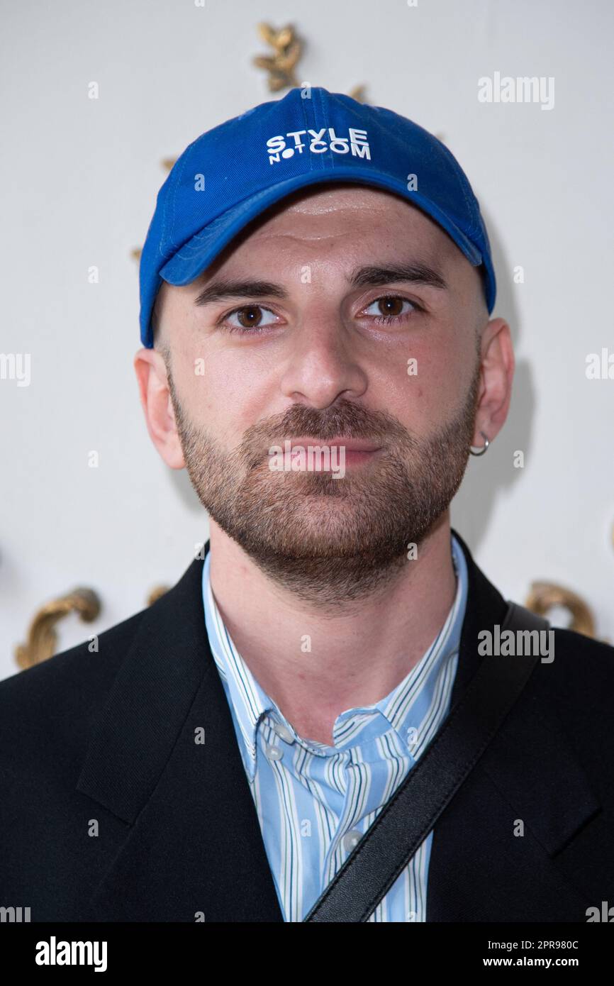 Paris, France. 26th Apr, 2023. Beka Gvcshiani attending the COS Atelier ...