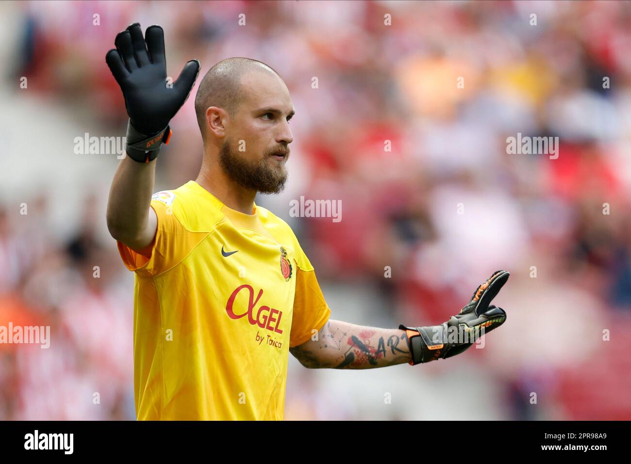 Madrid, Spain. April 26, 2023, Predrag Rajkovic of RCD Mallorca during ...